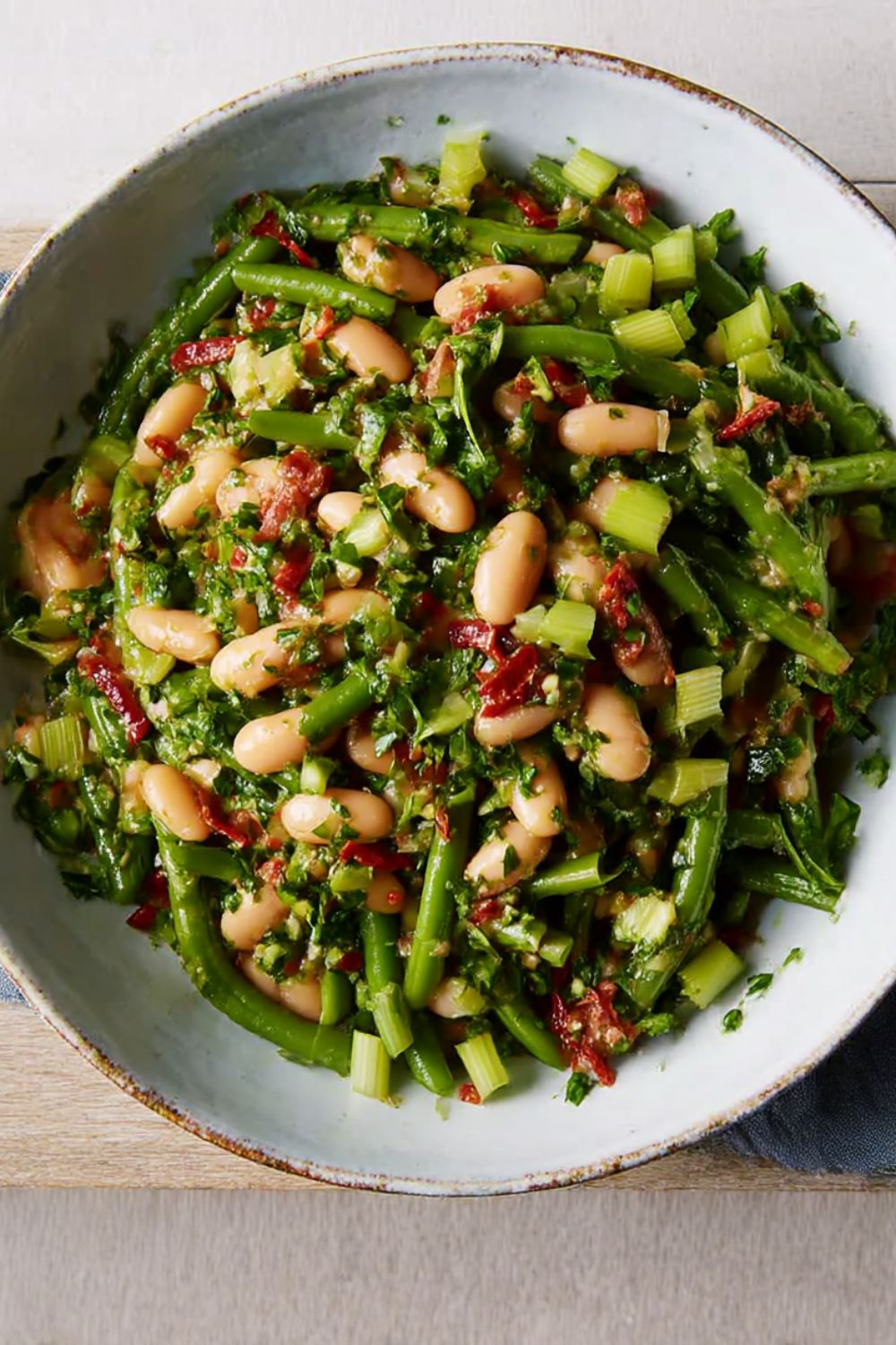 Mediterranean Three-Bean Salad Recipe - Martha Stewart Recipes