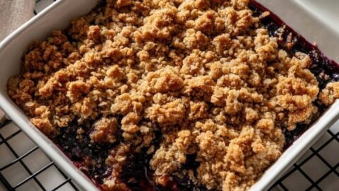 Martha Stewart 5 Ingredient Blueberry Crisp Recipe - Martha Stewart Recipes